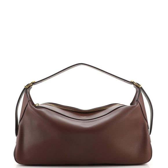 Celine | Bags | Celine Romy Shoulder Bag Leather Medium Red | Poshmark